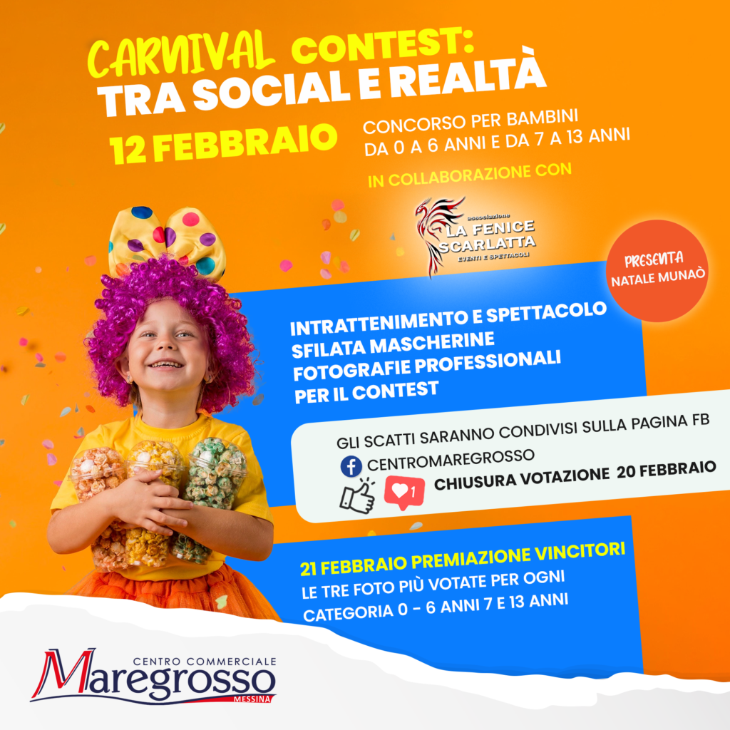 Carnival contest! - Il Centro Commerciale Maregrosso